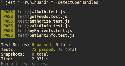 UCL-GOSH Team6 Testing